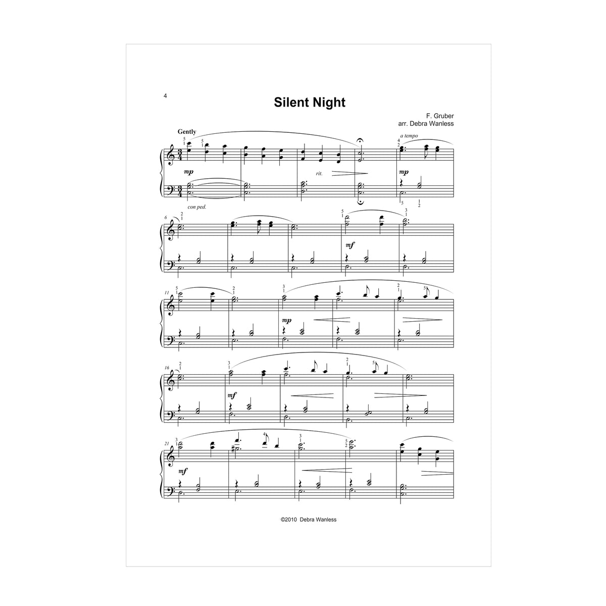 Debra Wanless - Twelve Songs of Christmas – 80 Days Publishing